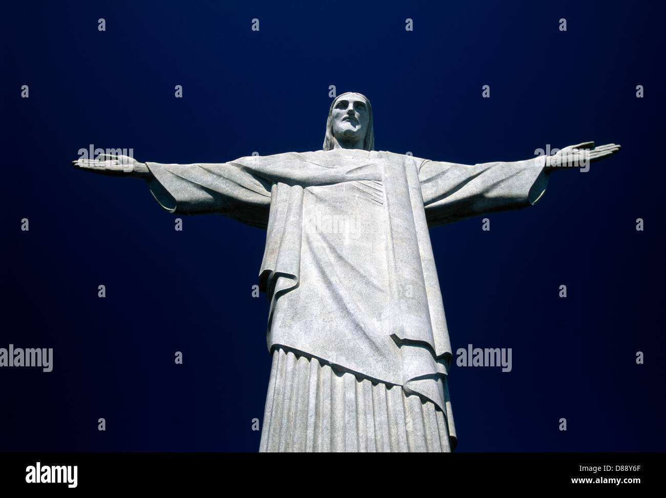 Brazil Rio Corcovado Statue Of Christ Stock Photo - Alamy