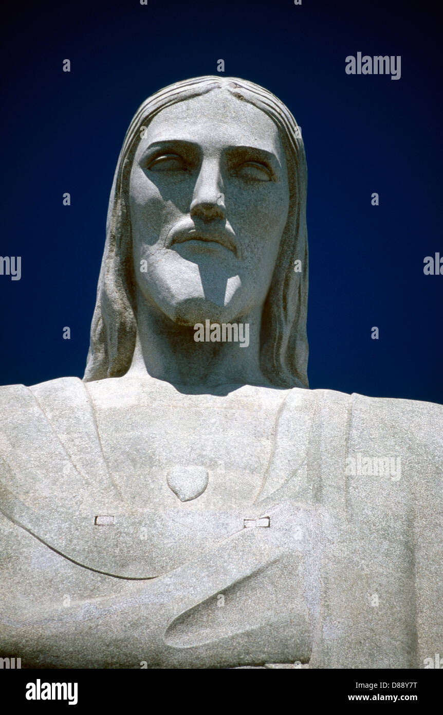 Rio Brazil Corcovado Statue Of Christ Stock Photo - Alamy