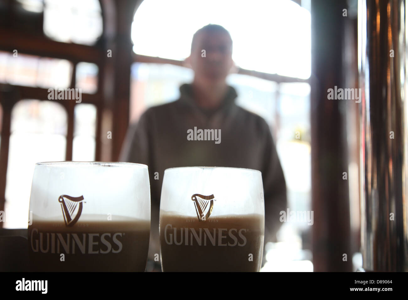 Empty guinness glass hi-res stock photography and images - Alamy