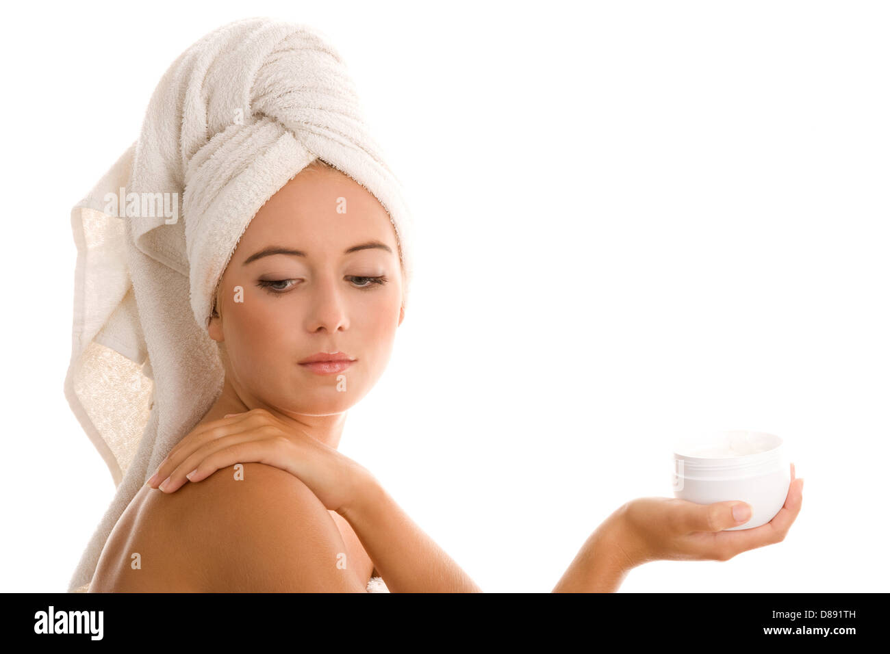 Cream shoulder wrap hi-res stock photography and images - Alamy