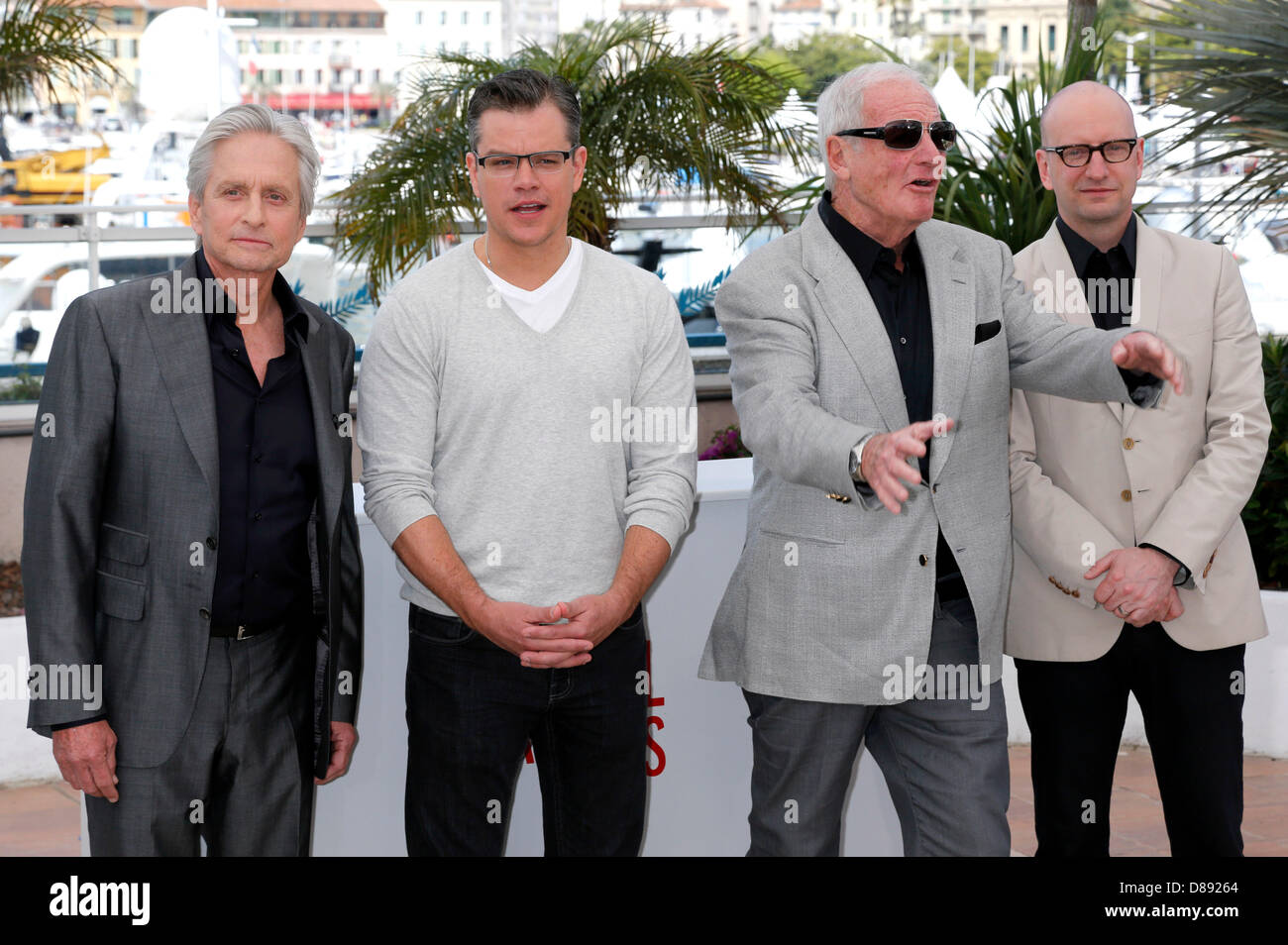 Michael Douglas, Matt Damon, Jerry Weintraub and Steven Soderbergh ...