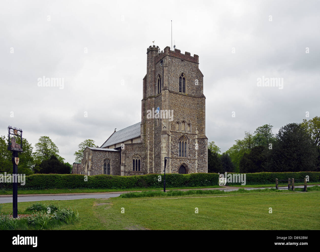 Church of Saint Mary. Dennington, Suffolk, England, United Kingdom ...