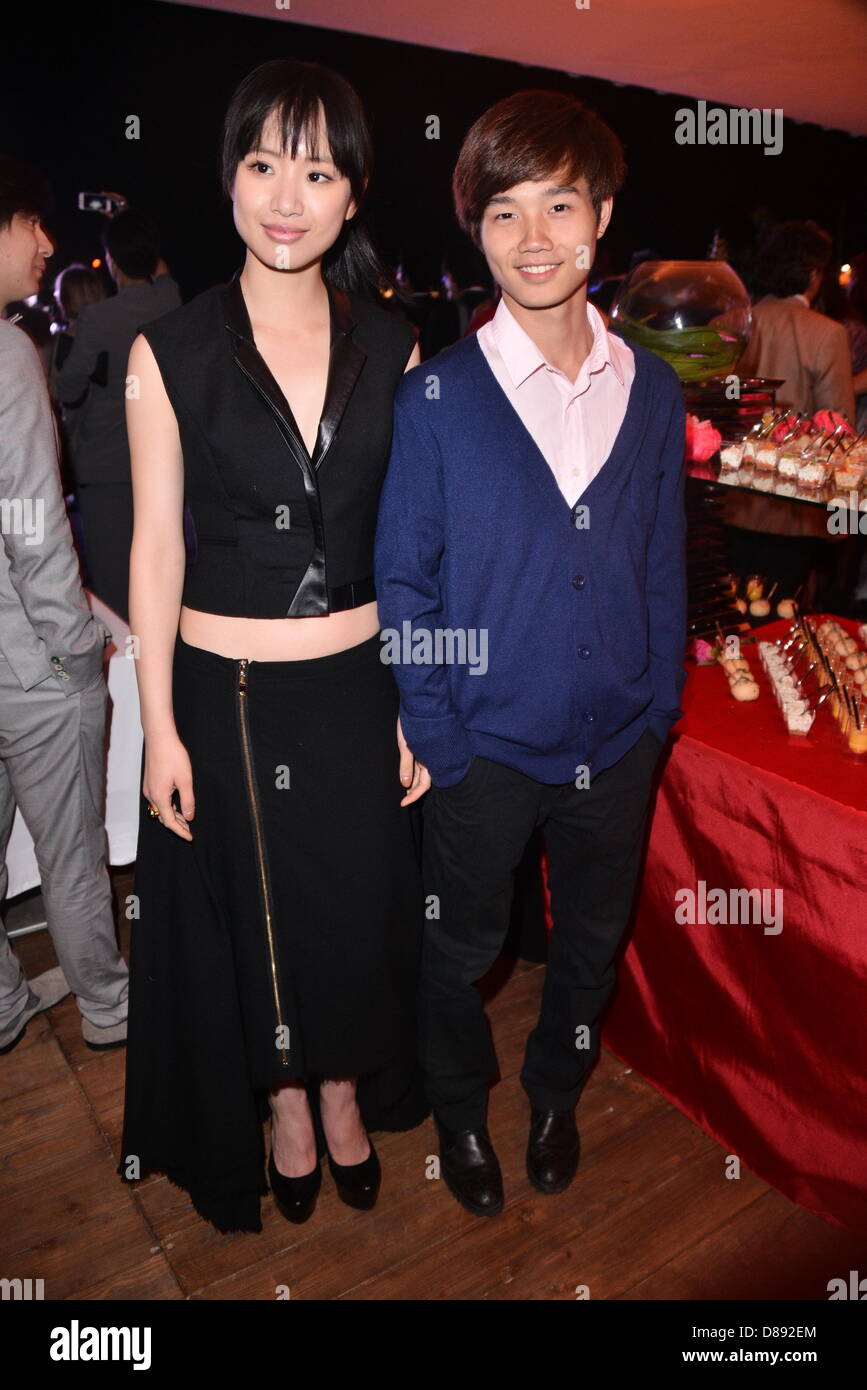 Cannes , France. May 21st 2013. Li Meng, Lou Lanshan attends the China ...