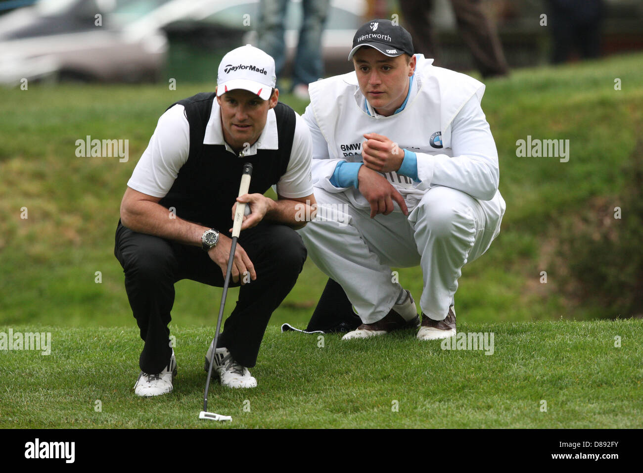 Wentworth, UK. England cricketer and celebrity golfer Andrew Strauss ...