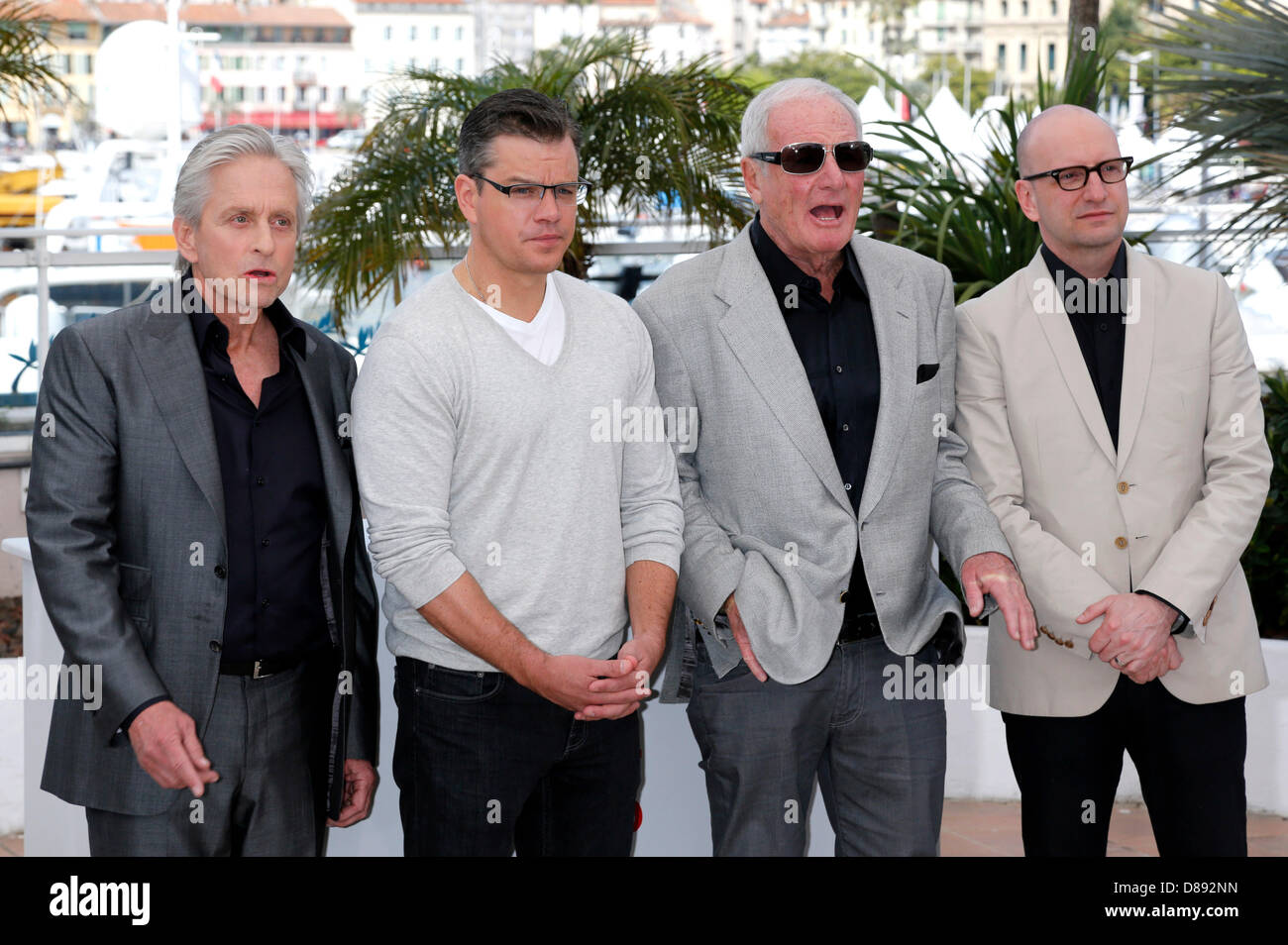 Michael Douglas, Matt Damon, Jerry Weintraub and Steven Soderbergh ...