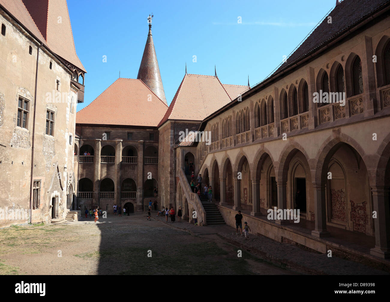 Corvin Castle, also known as Hunyad Castle or Hunedoara Castle ...