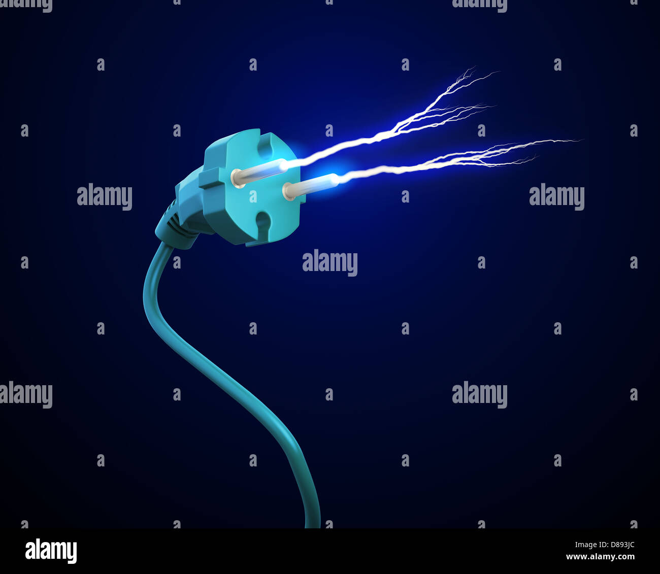 An electric plug - power and energy concept Stock Photo - Alamy
