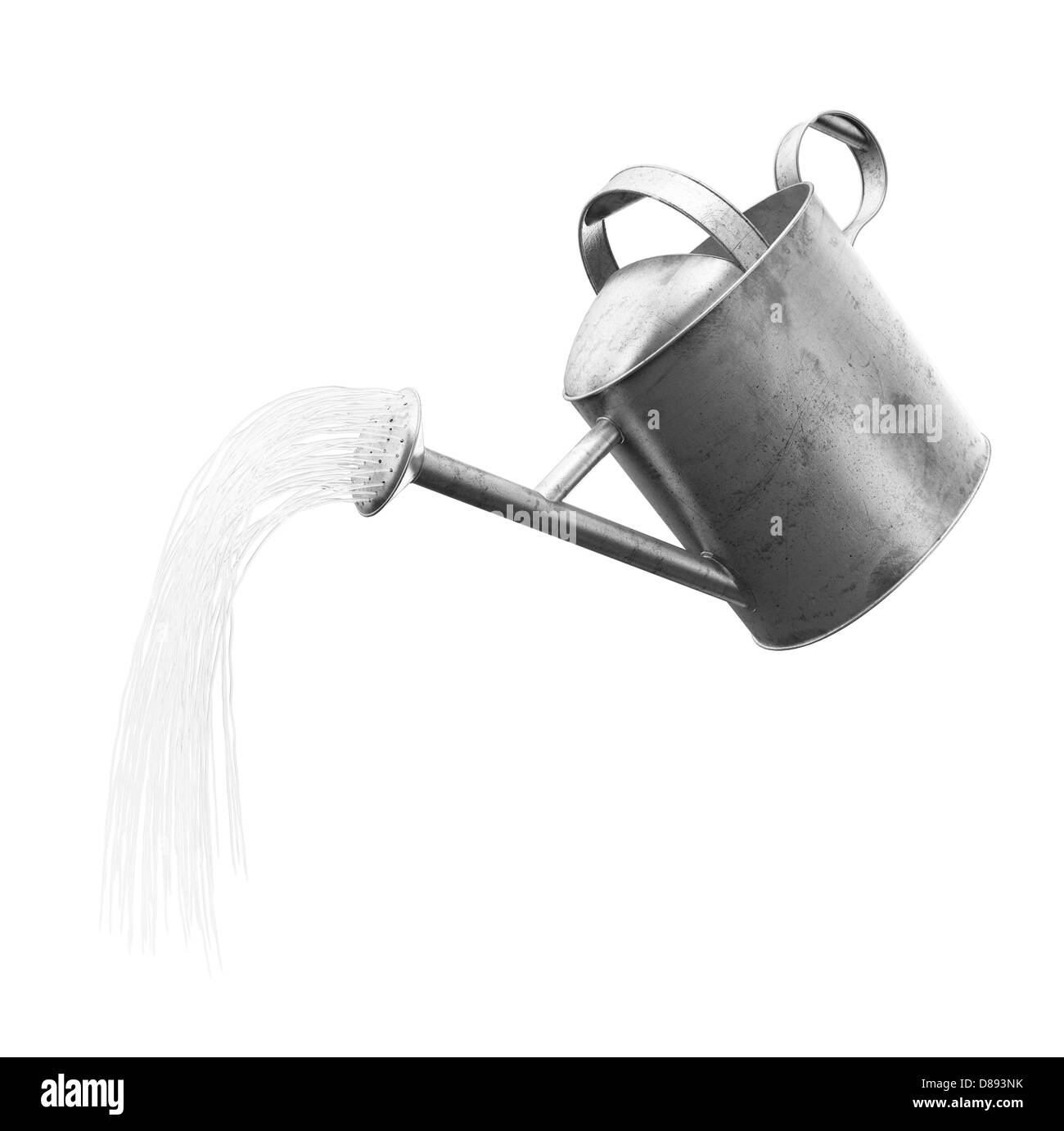 Pouring water with can Black and White Stock Photos & Images - Alamy