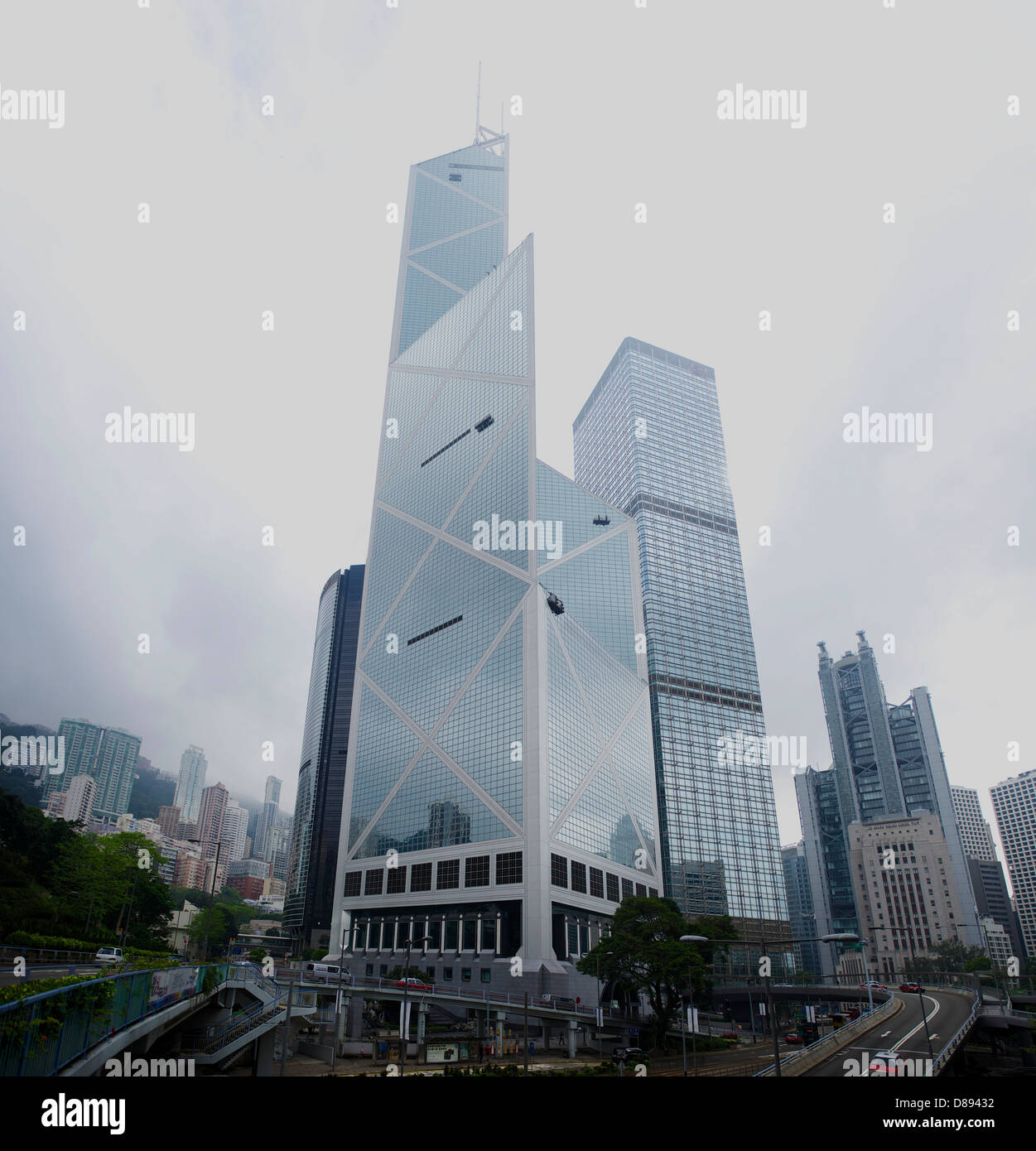 Bank of China building in Central, Hong Kong Stock Photo - Alamy