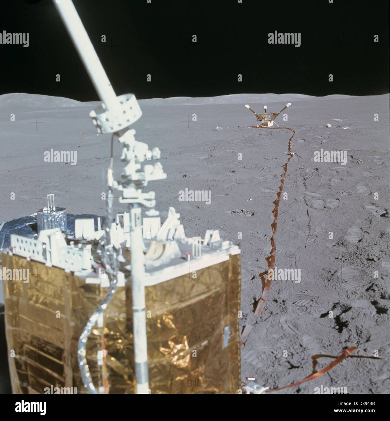 Apollo 15 ALSEP & LSM Stock Photo - Alamy