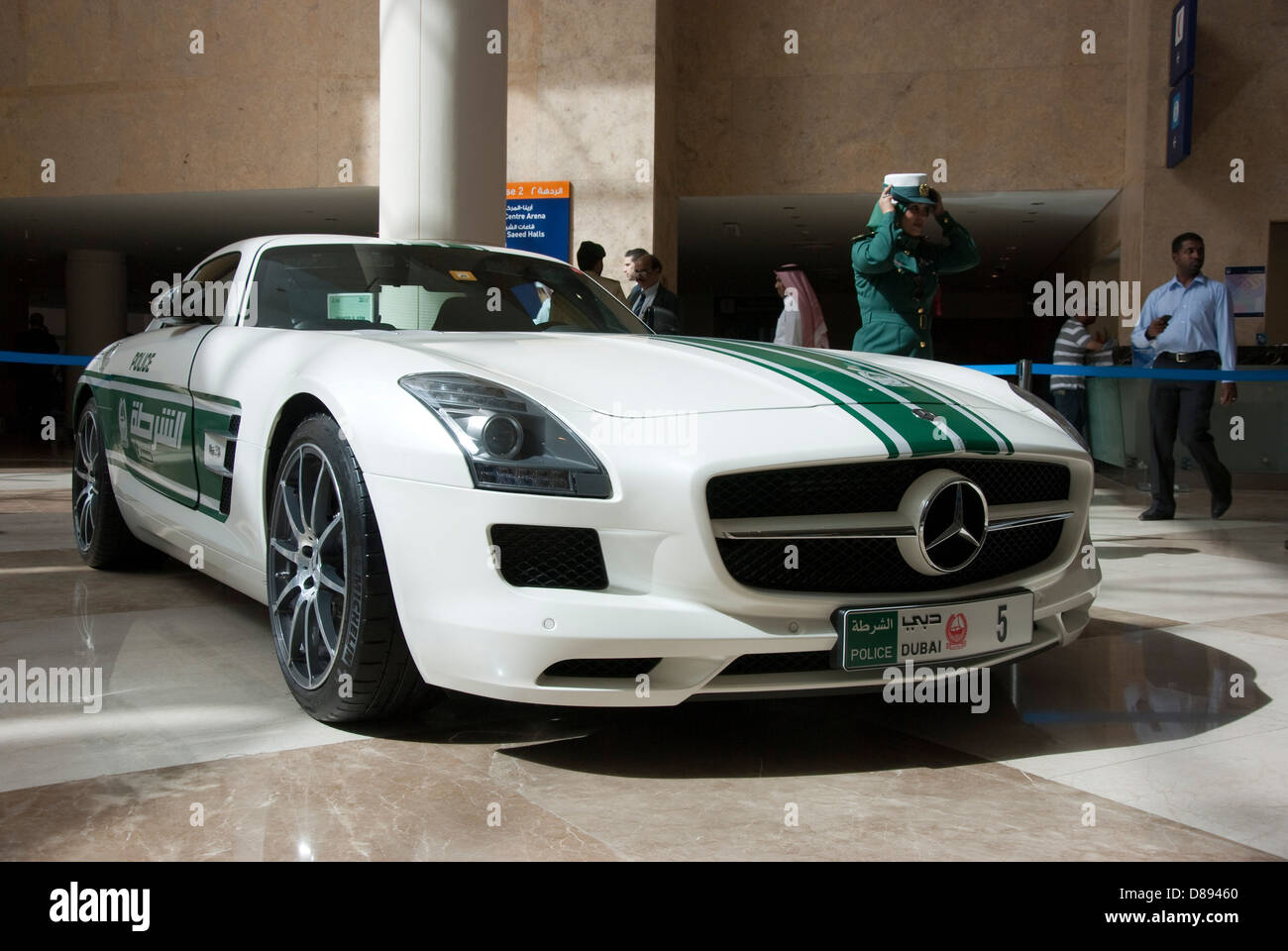 Dubai police car hi-res stock photography and images - Alamy