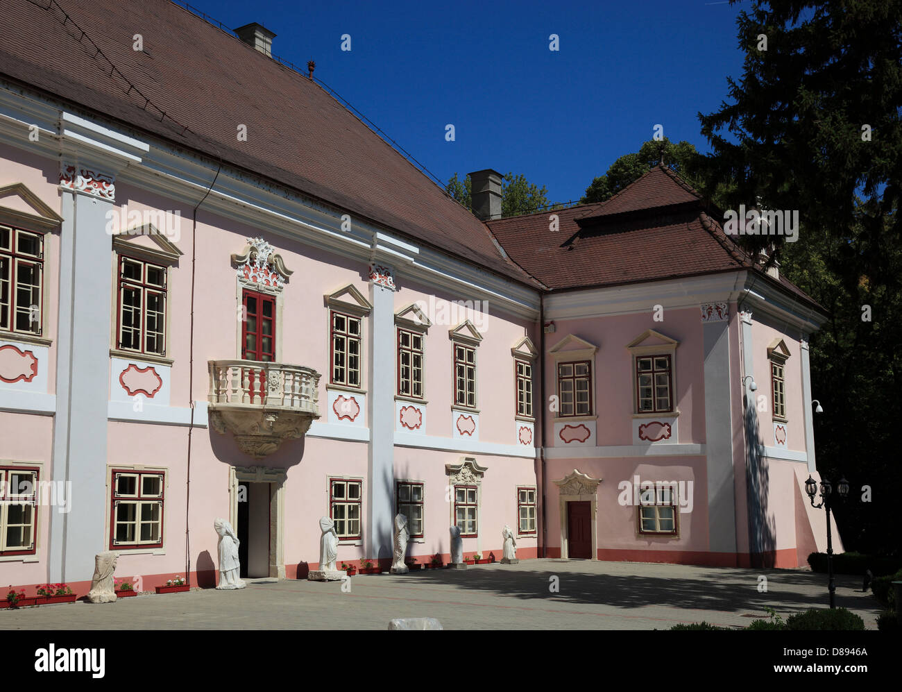 Deva, Castle Magna Curia, in the 16th Century in Renaissance style ...