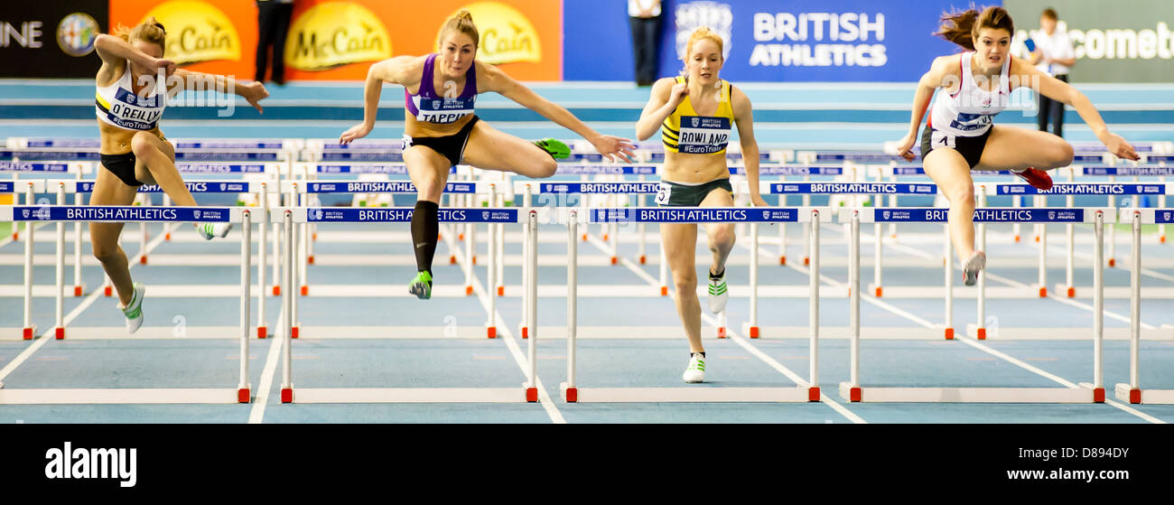 Womens 60m hurdles hi-res stock photography and images - Alamy
