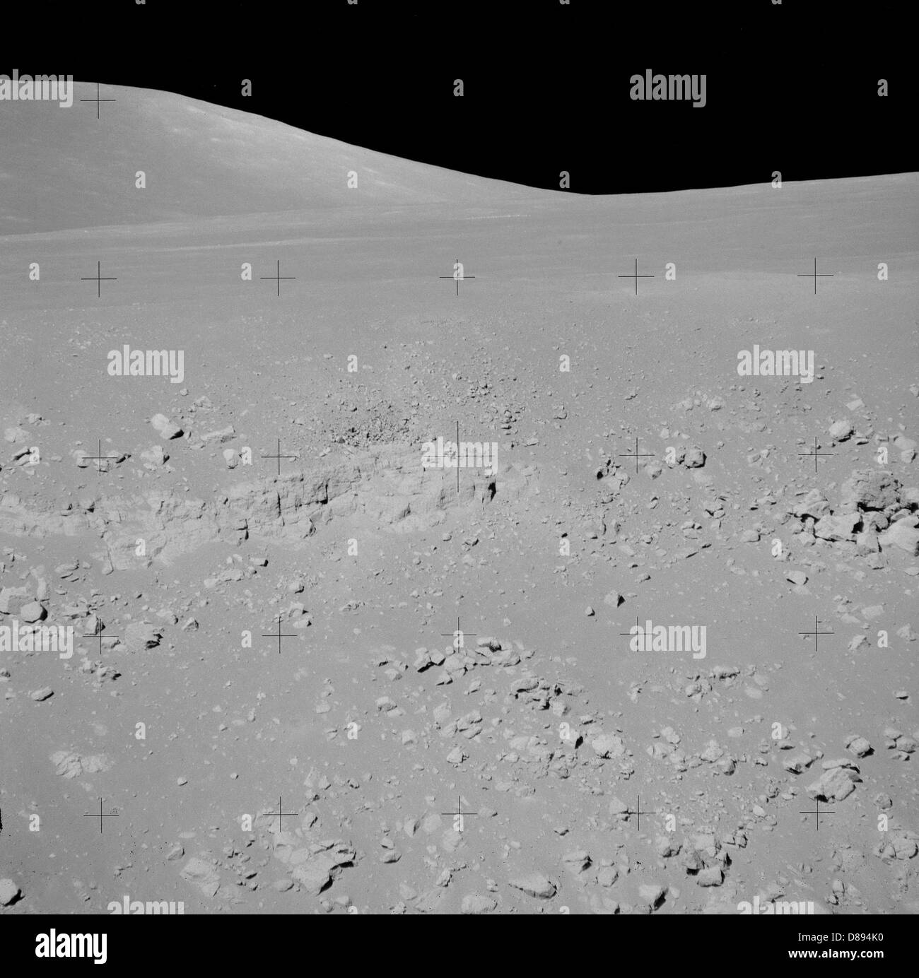 Apollo 15 Hadley Rille's western wall Stock Photo - Alamy