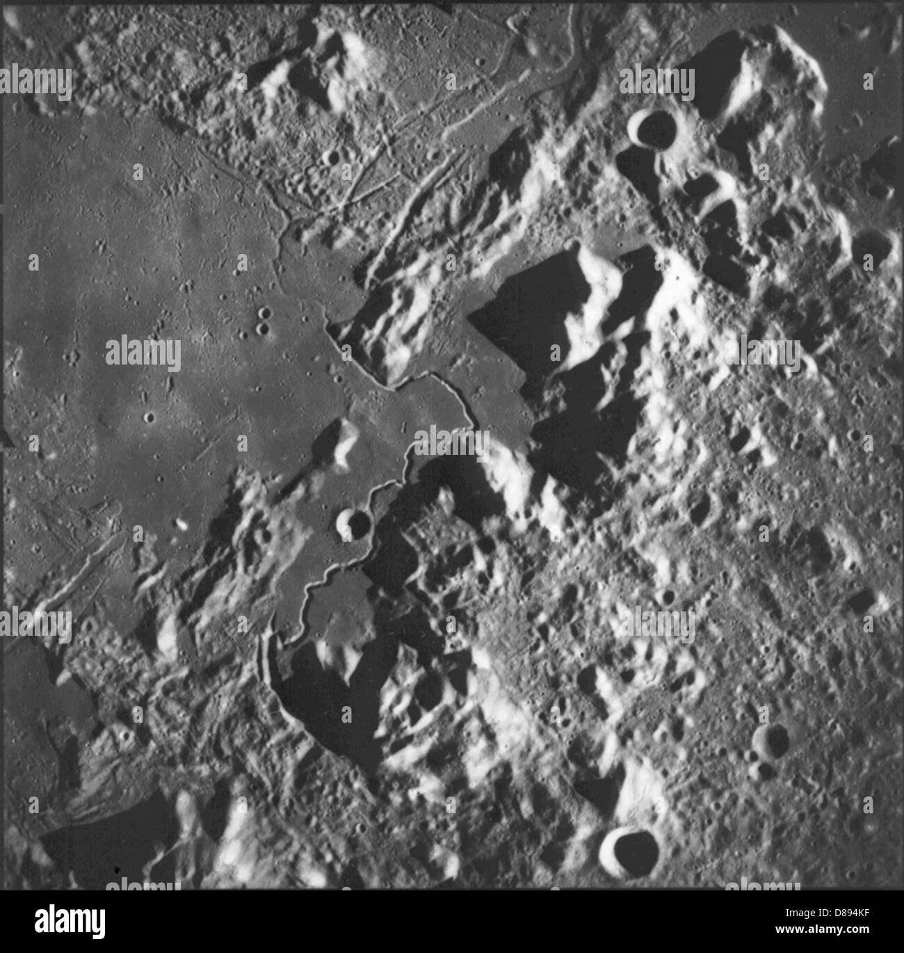 Apollo 15 astronaut David Scott surveys Hadley Rille on the Moon’s ...