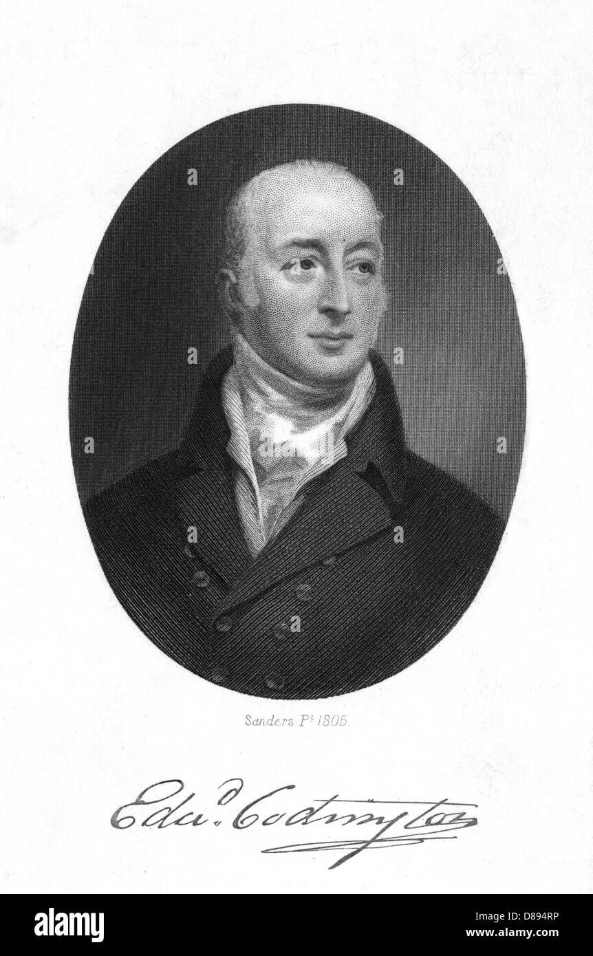 SIR EDWARD CODRINGTON Stock Photo - Alamy