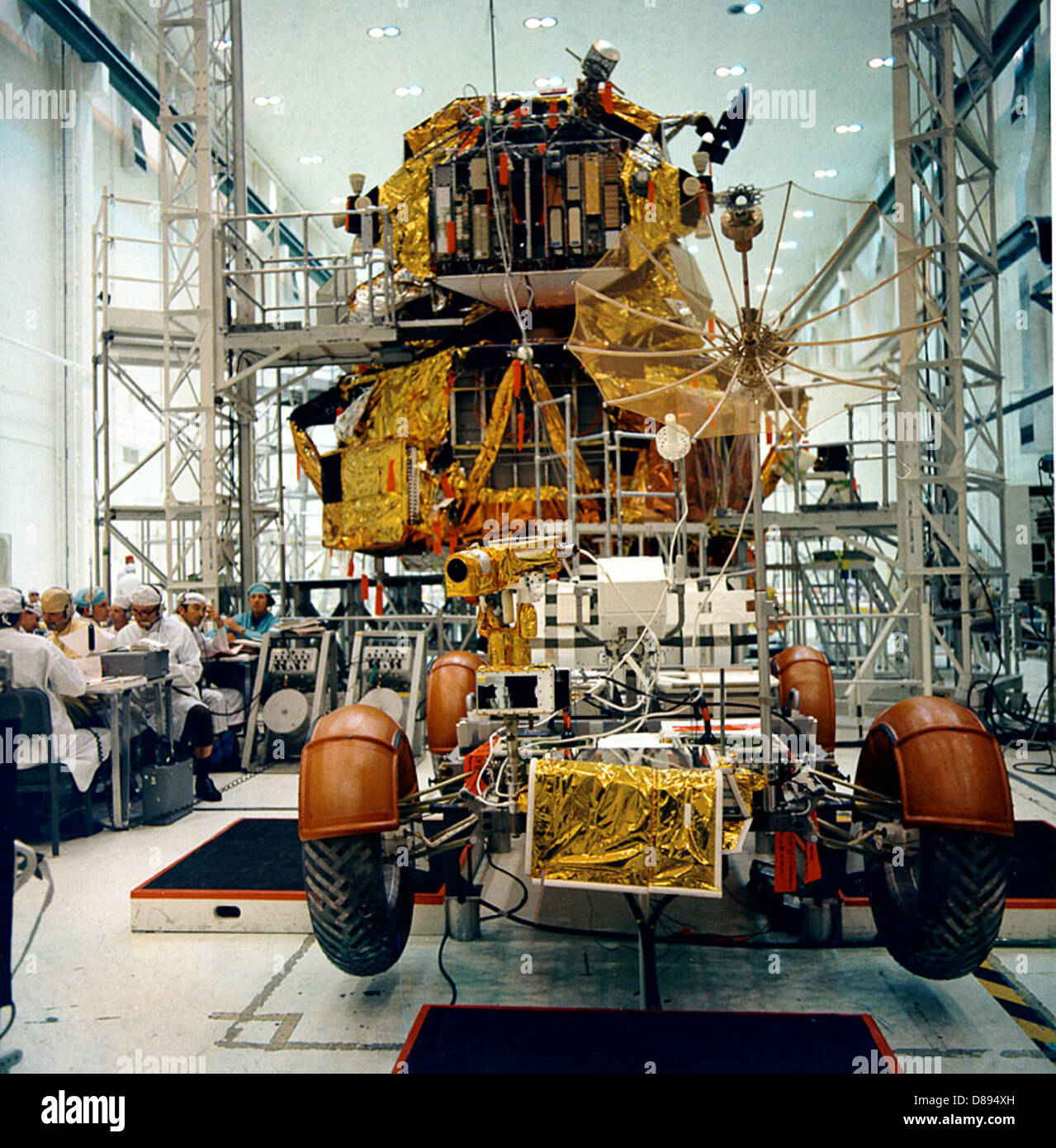 Apollo 15 LM & LRV in KSC Stock Photo - Alamy
