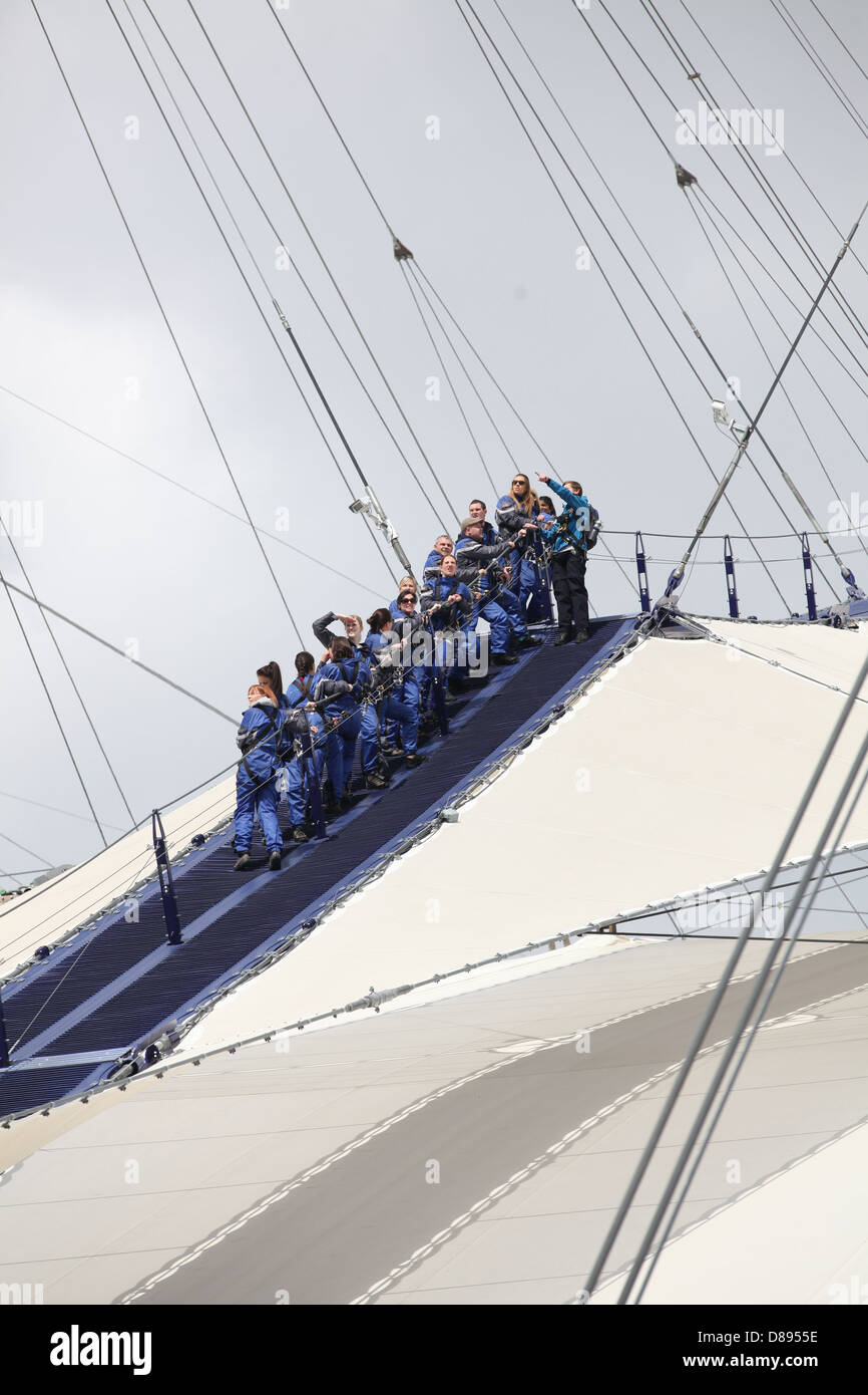 Up at The O2 Stock Photo - Alamy