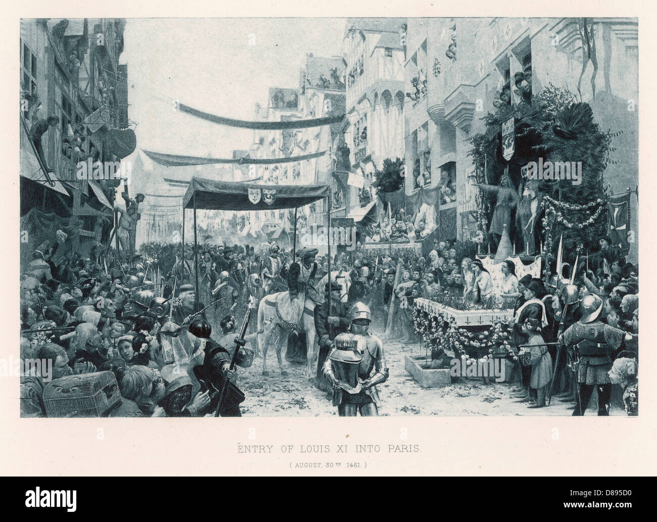 Louis Xi Enters Paris Stock Photo - Alamy
