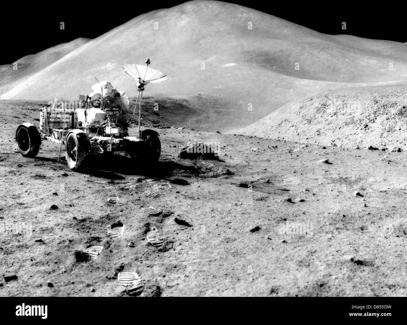 Apollo 15 Scott LRV Hadley Delta and St' George Stock Photo - Alamy