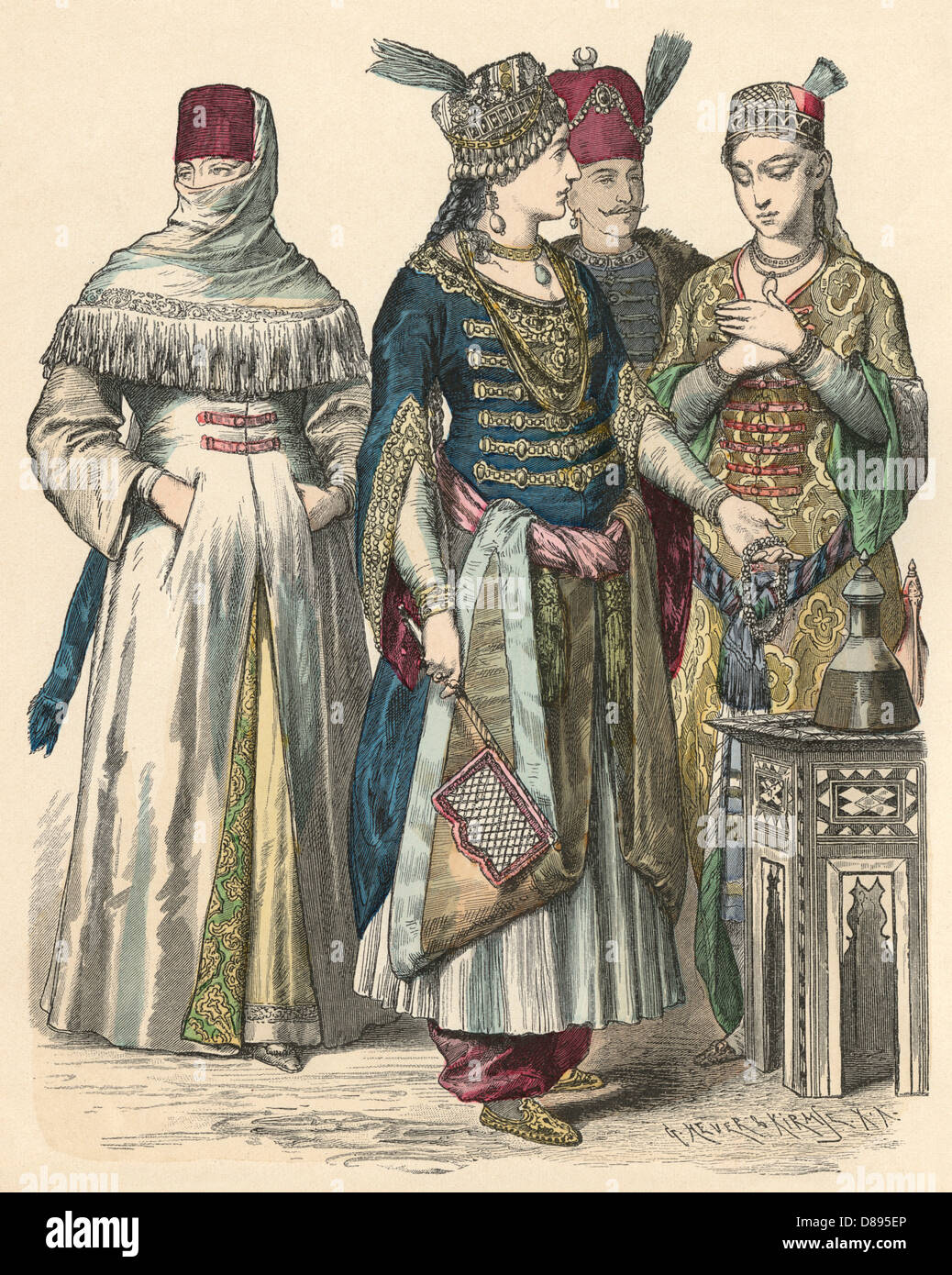 Racial Types - Turkey - Sultan Stock Photo - Alamy