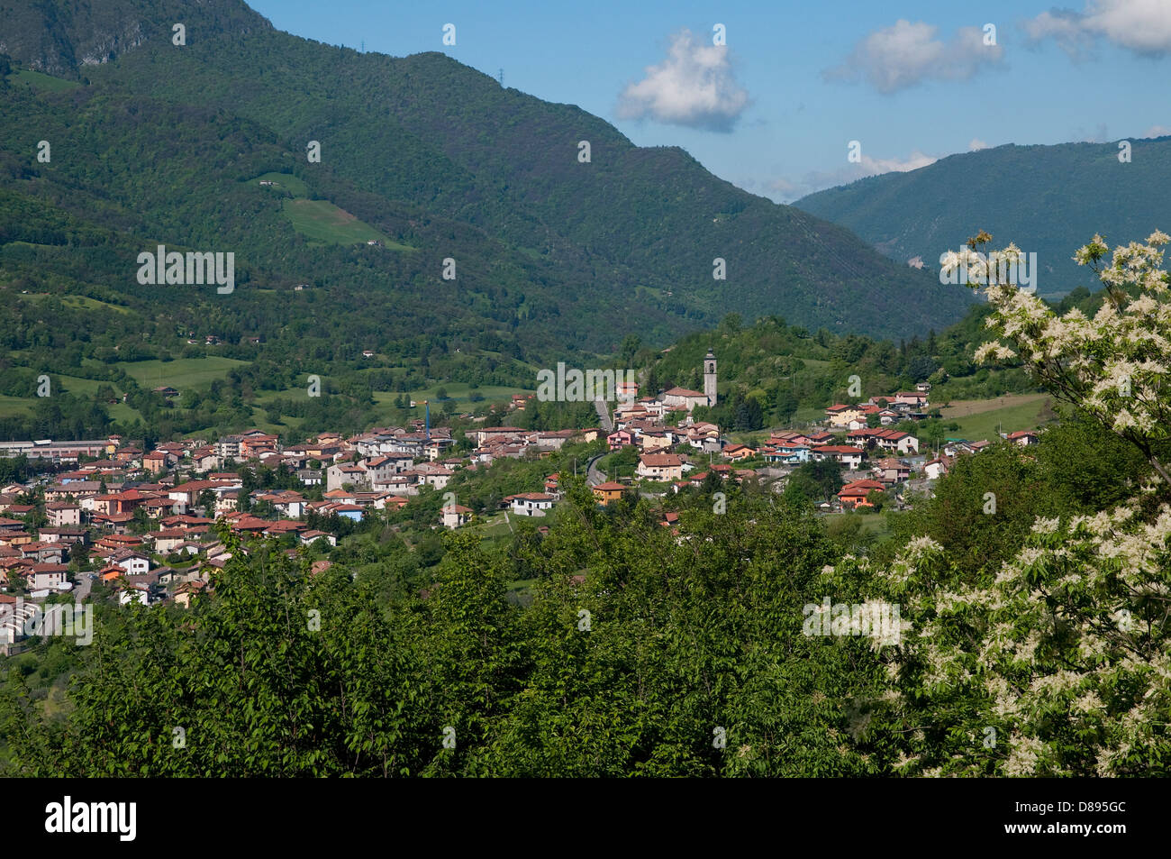 solto collina landscape, lake iseo, lombardy, italy Stock Photo - Alamy