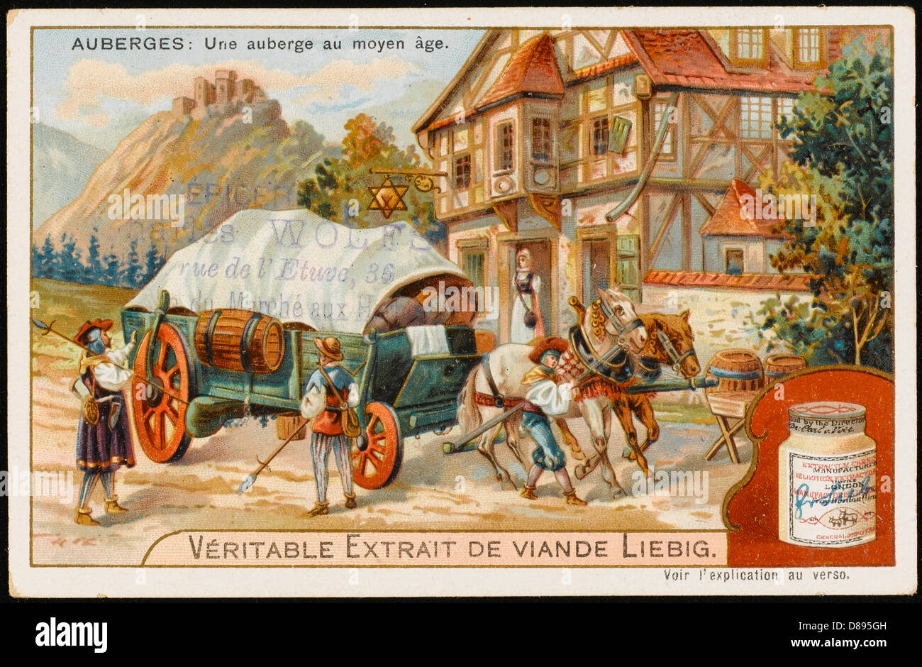 Medieval Inn France Stock Photo - Alamy