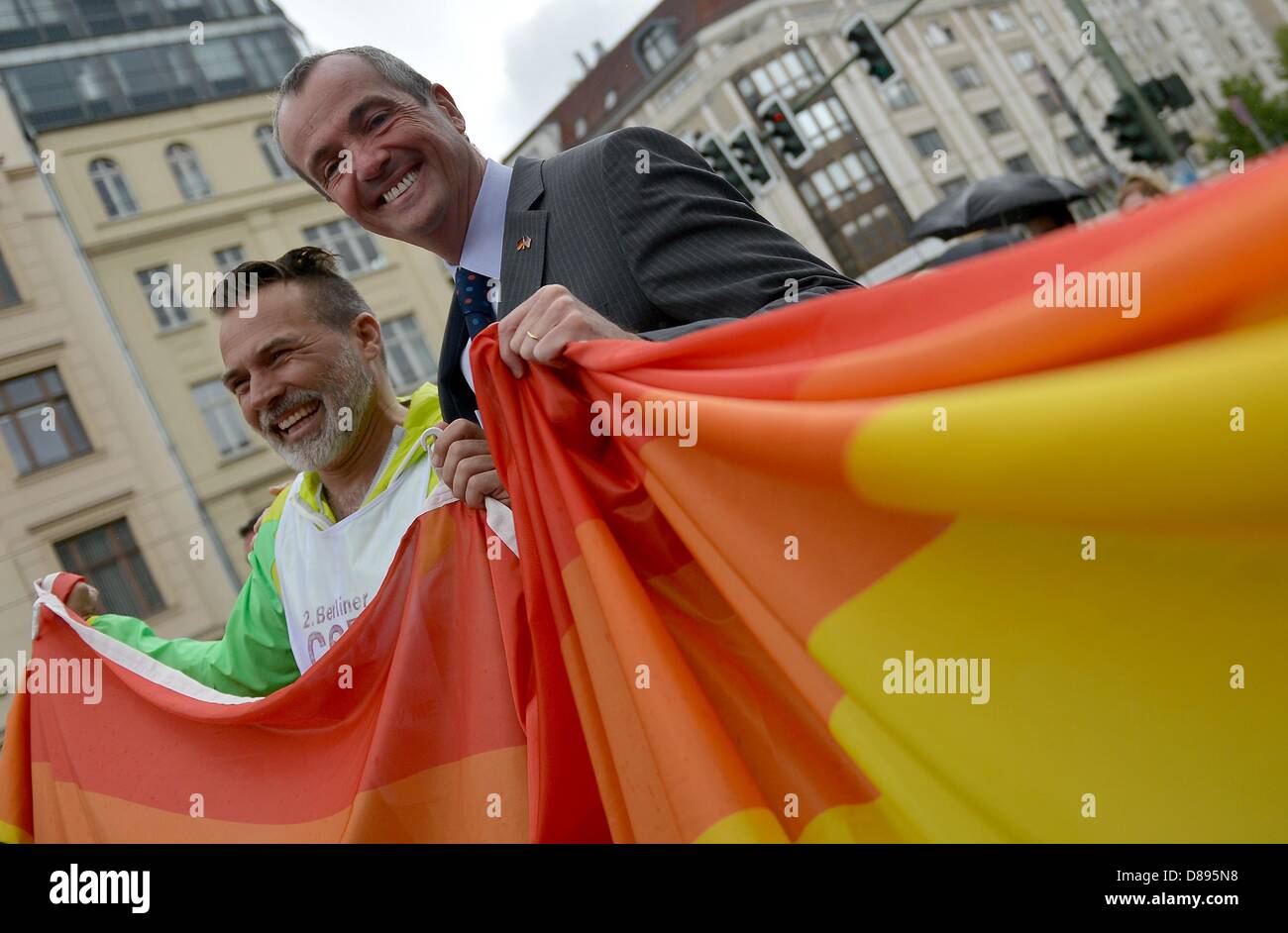 The wedding planner Frank Matthee and US ambassador Philip D. Murphy ...