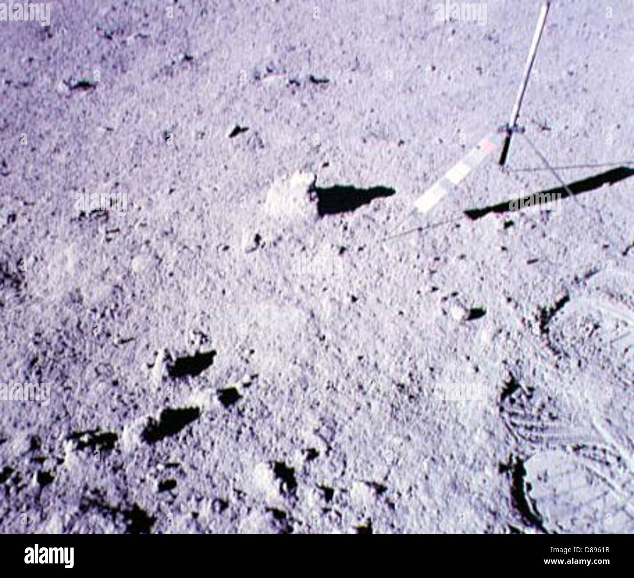 Apollo 15 astronauts discovered the Genesis rock on the Moon, a sample ...