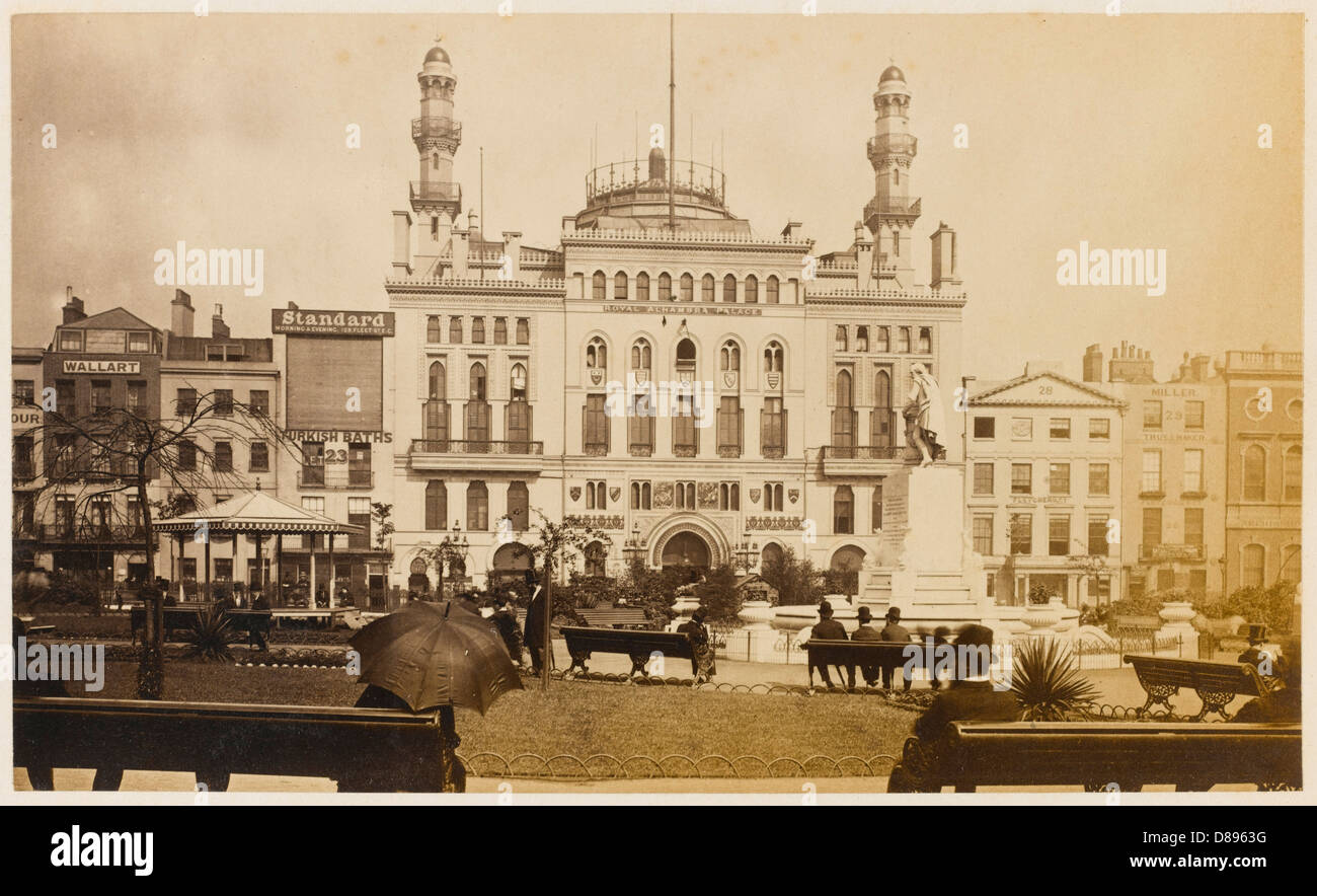 Royal Alhambra Palace in Leicester Square, London 1877 Stock Photo - Alamy