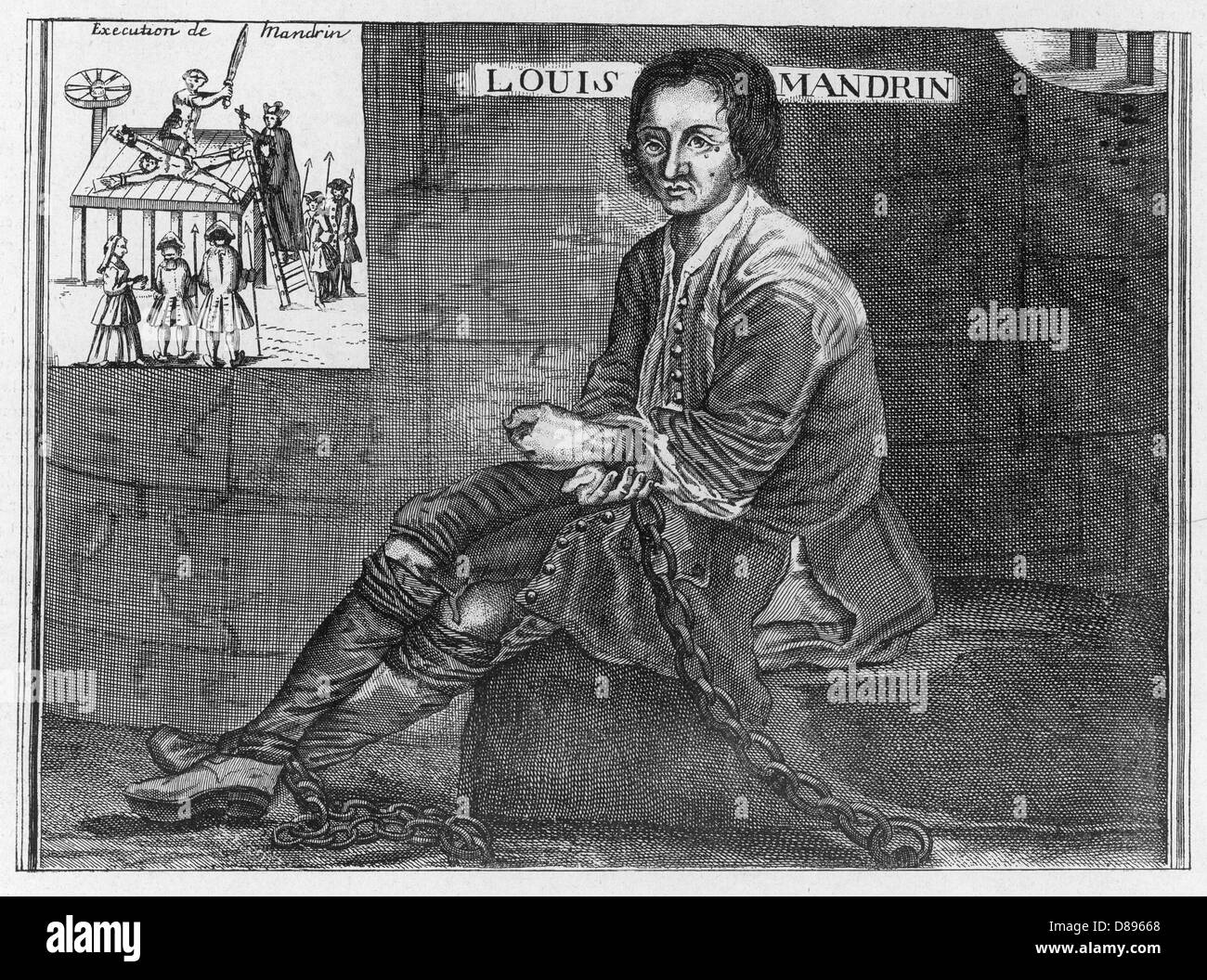 LOUIS MANDRIN PRISONER Stock Photo - Alamy
