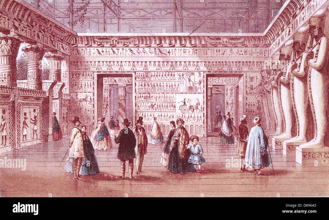 EGYPTIAN COURT, CRYSTAL PALACE Stock Photo - Alamy