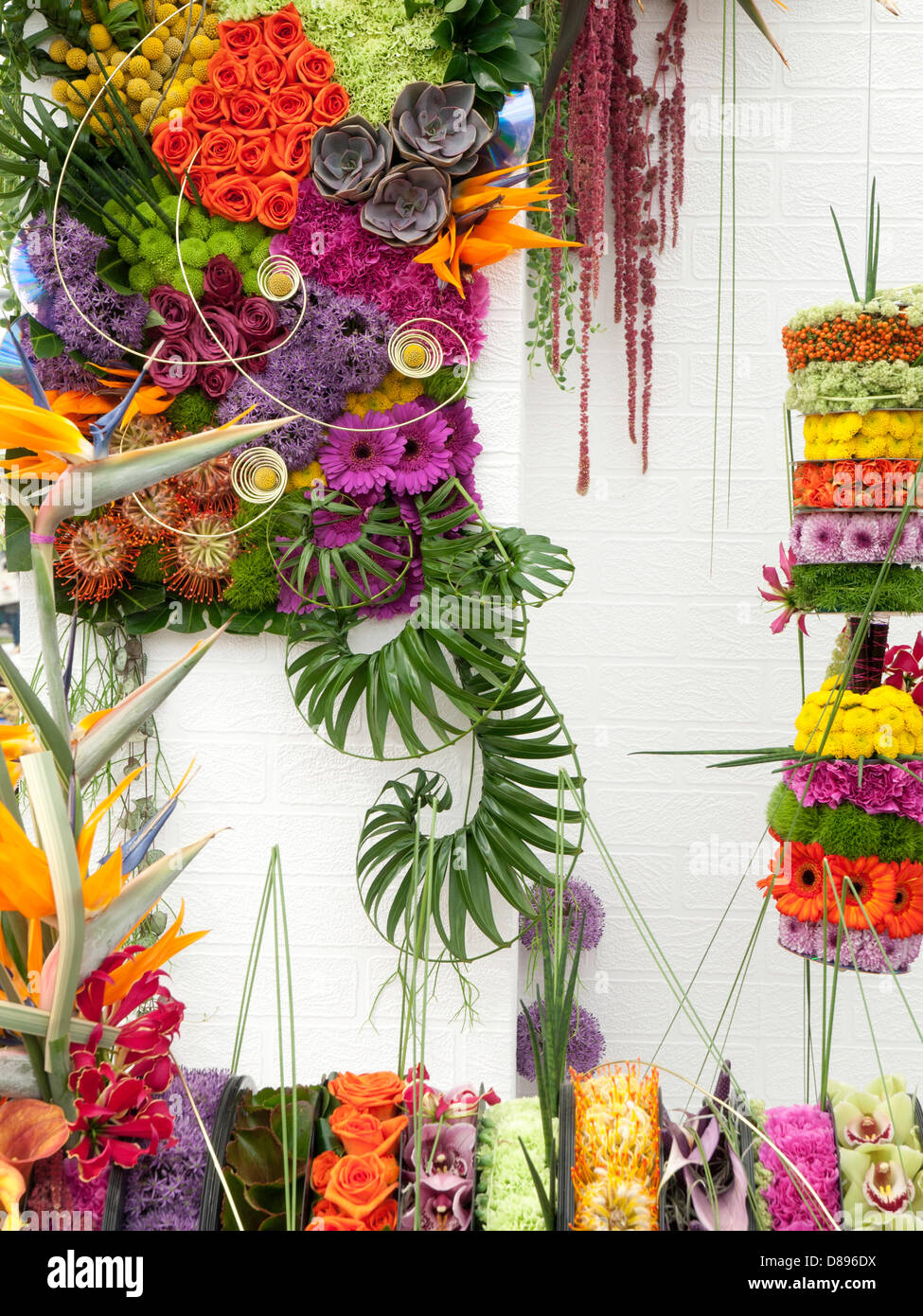 London, UK. 21st May 2013. The interflora display in the floral ...