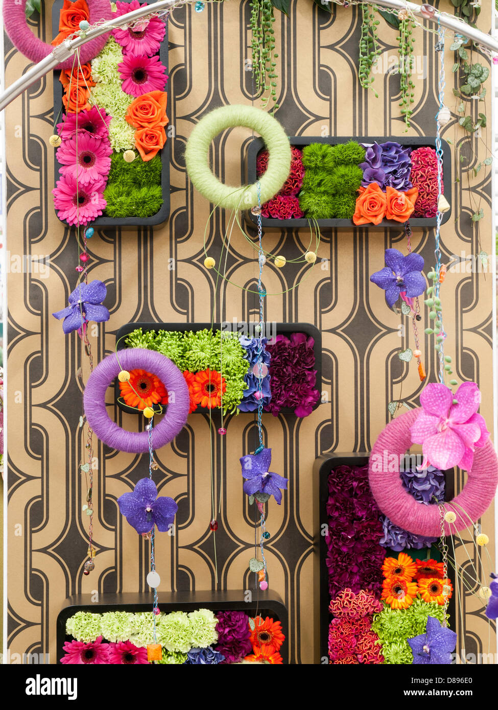 Floral display in pavilion road hi-res stock photography and images - Alamy