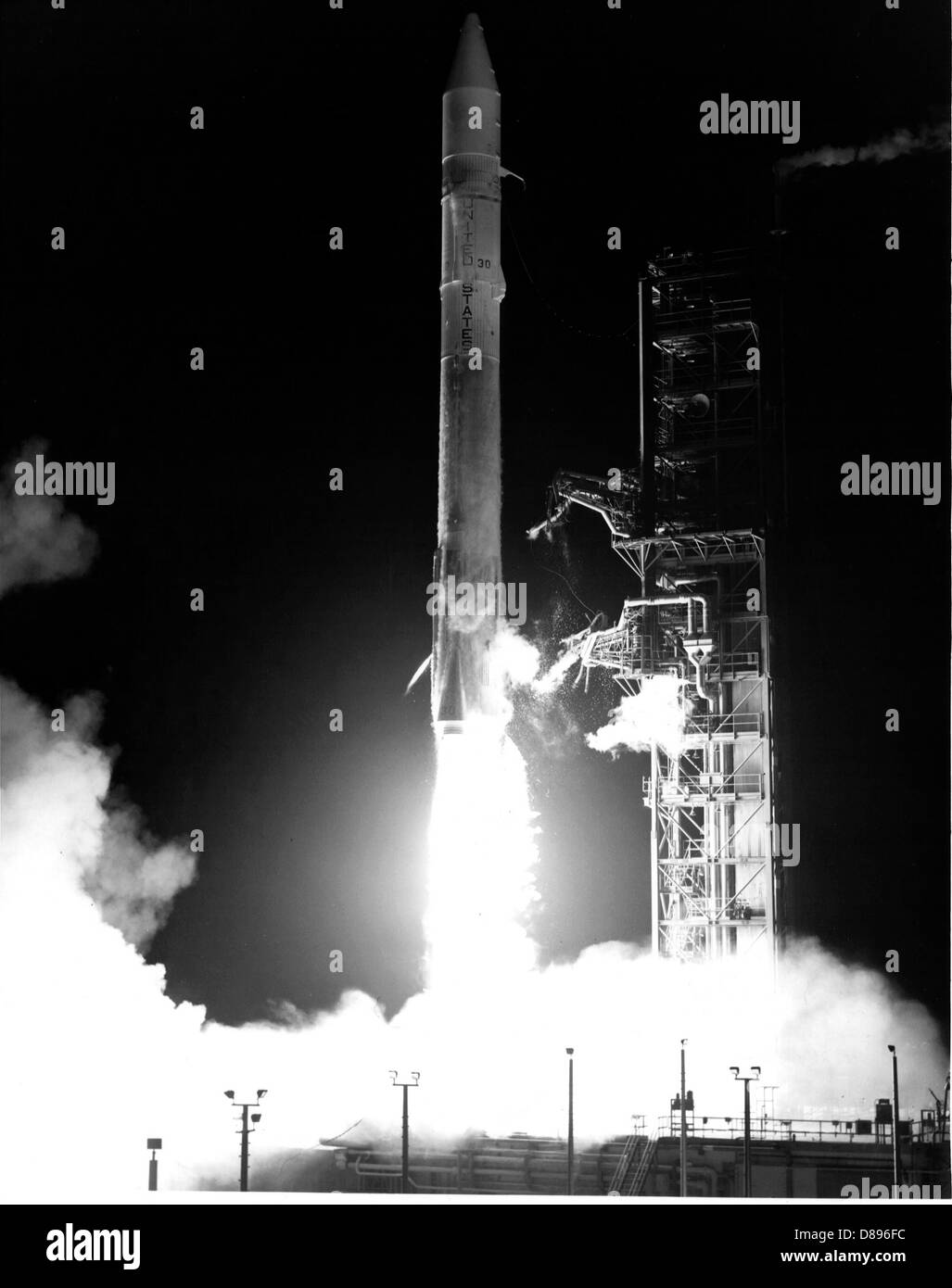The Atlas-Centaur rocket launches Pioneer 11, a spacecraft designed to ...
