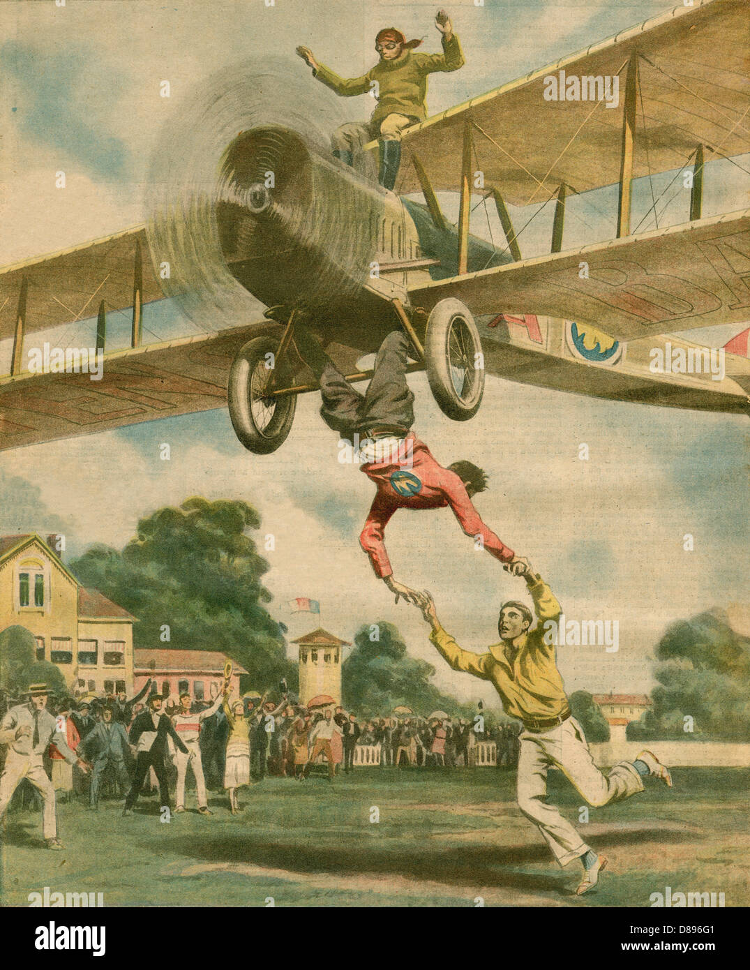 Aerial acrobats hi-res stock photography and images - Alamy