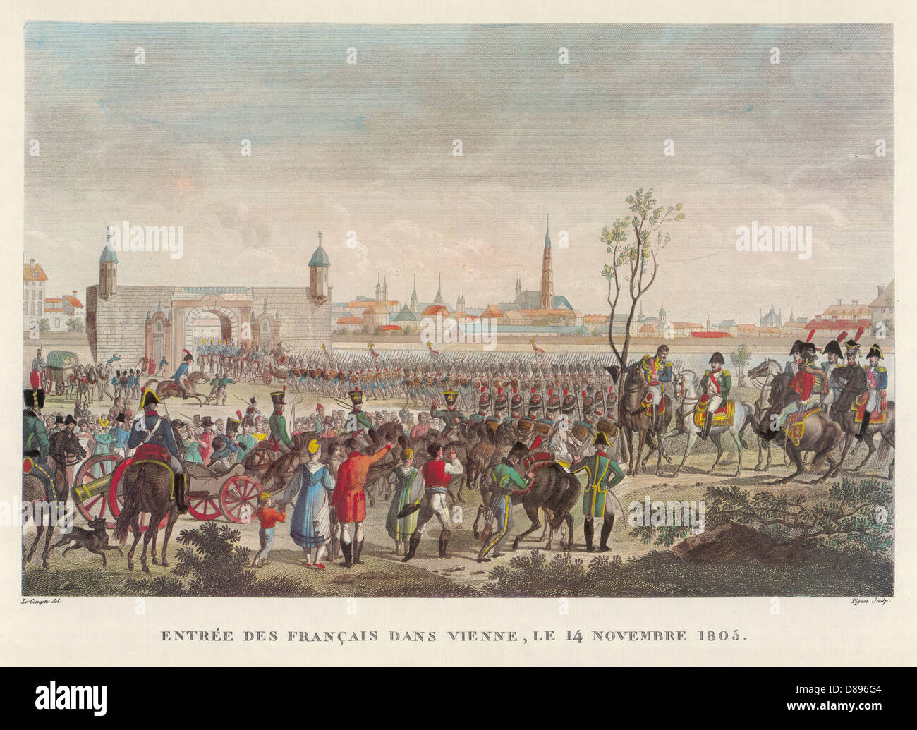 FRENCH TAKE VIENNA Stock Photo - Alamy