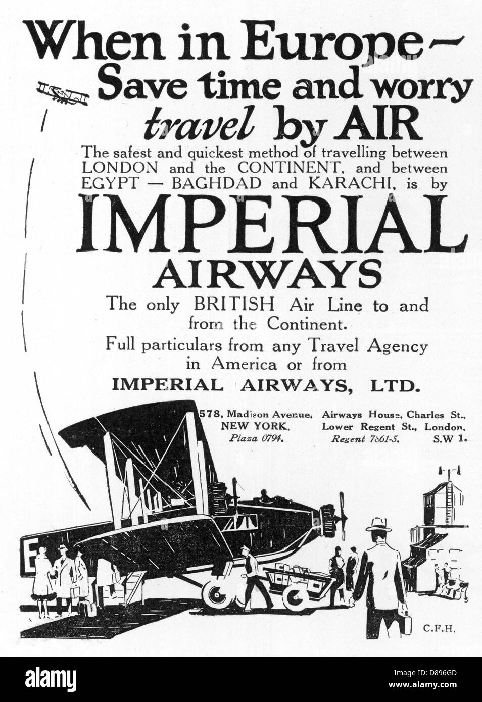 Imperial Airways High Resolution Stock Photography and Images - Alamy