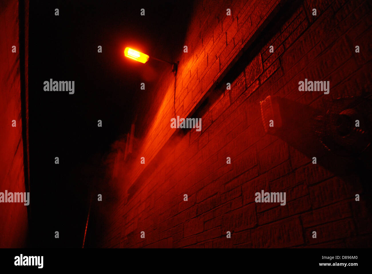 Orange street lamp hi-res stock photography and images - Alamy