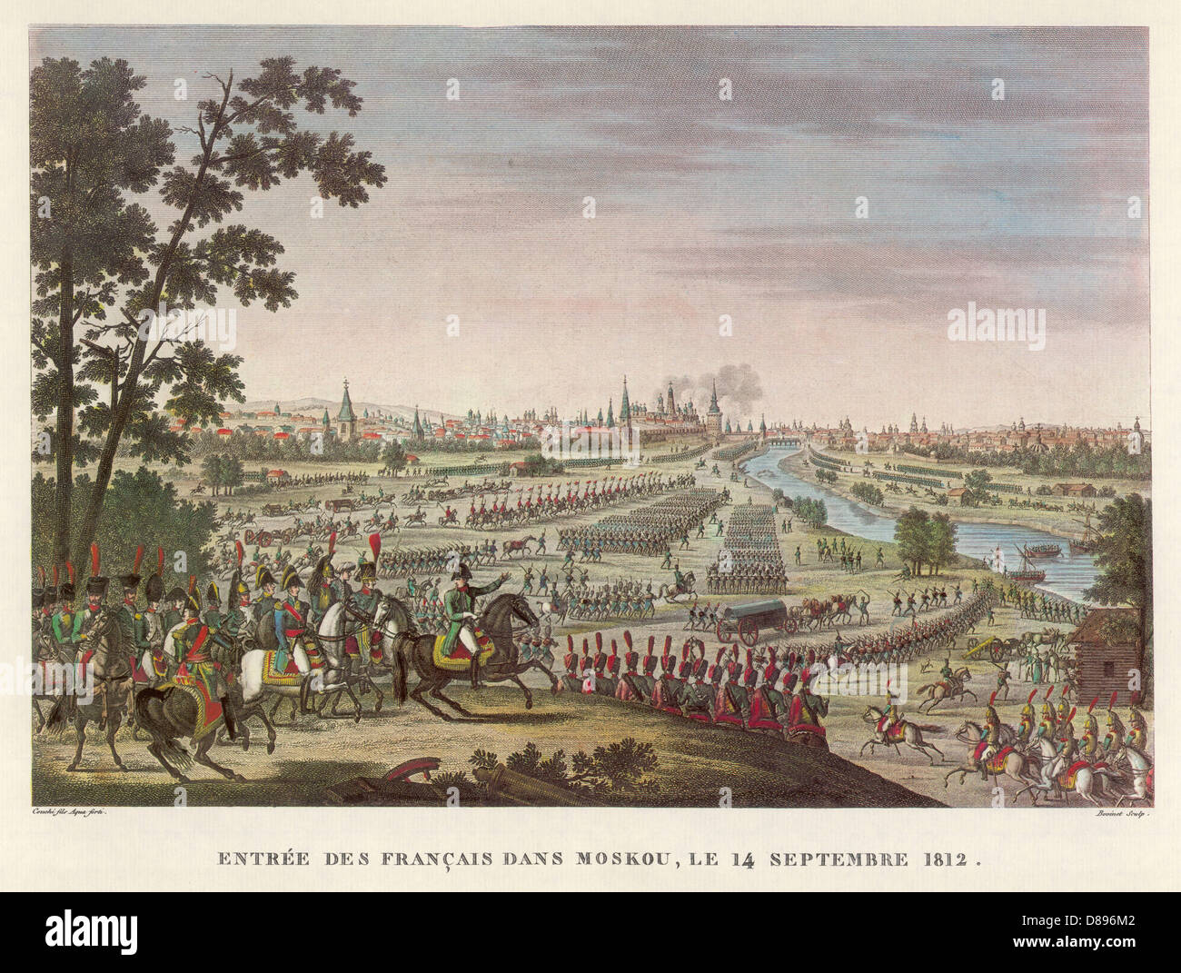 FRENCH ENTER MOSCOW Stock Photo - Alamy