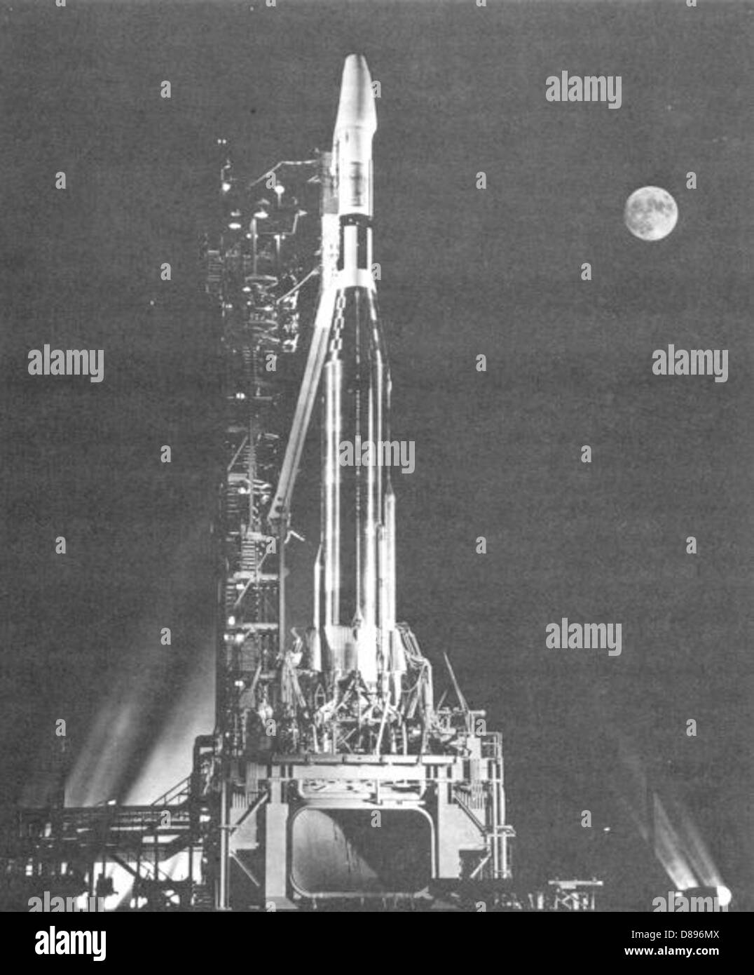 Atlas Agena B with Ranger 2 (Nov. 18 1961 Stock Photo - Alamy