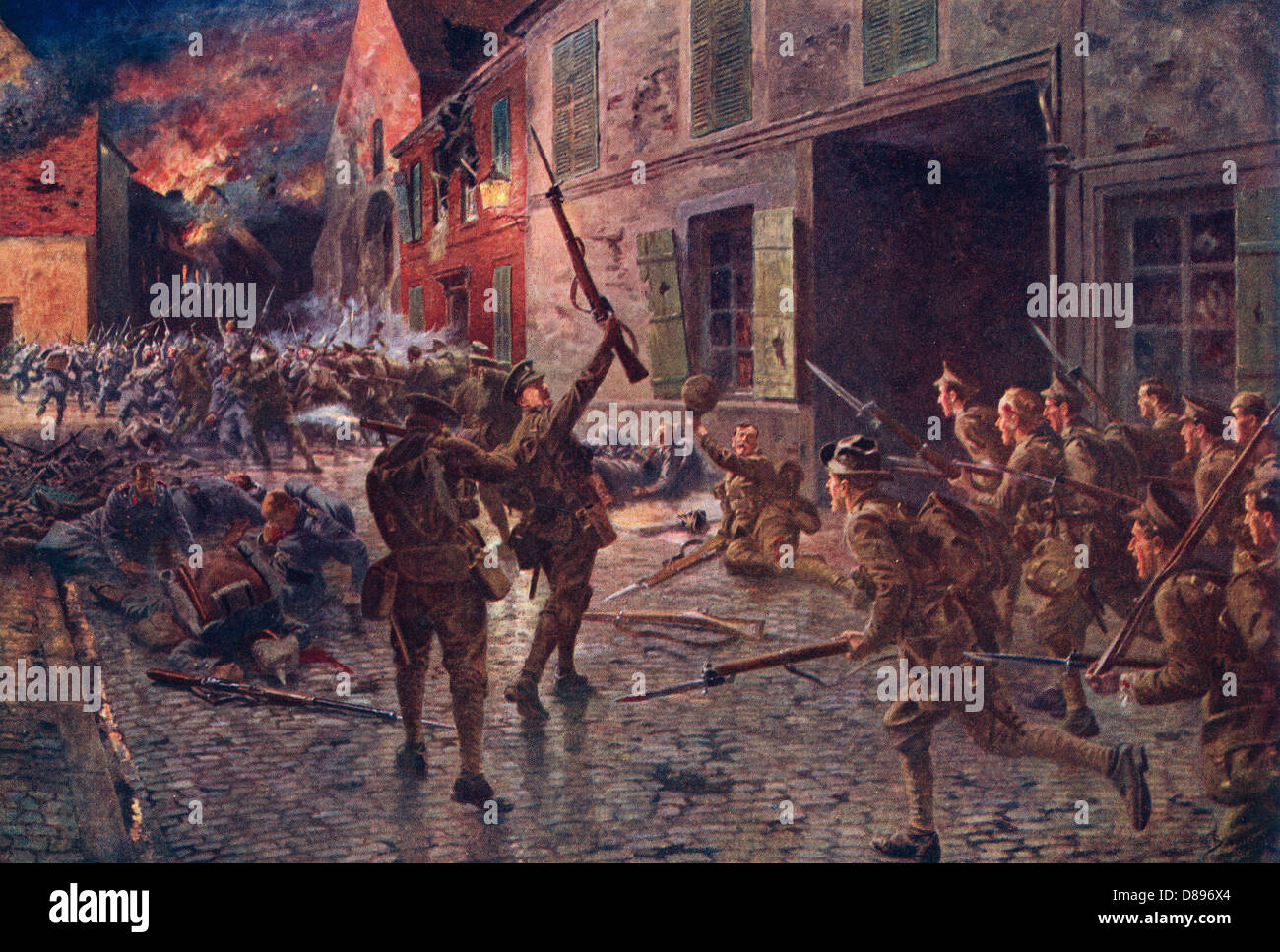 Battle of mons world war one hi-res stock photography and images - Alamy