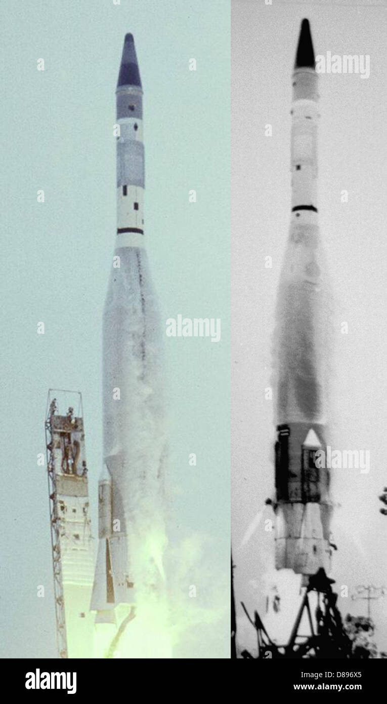 Atlas Agena B with SAMOS 8 (Jun. 17, 1962 Stock Photo - Alamy