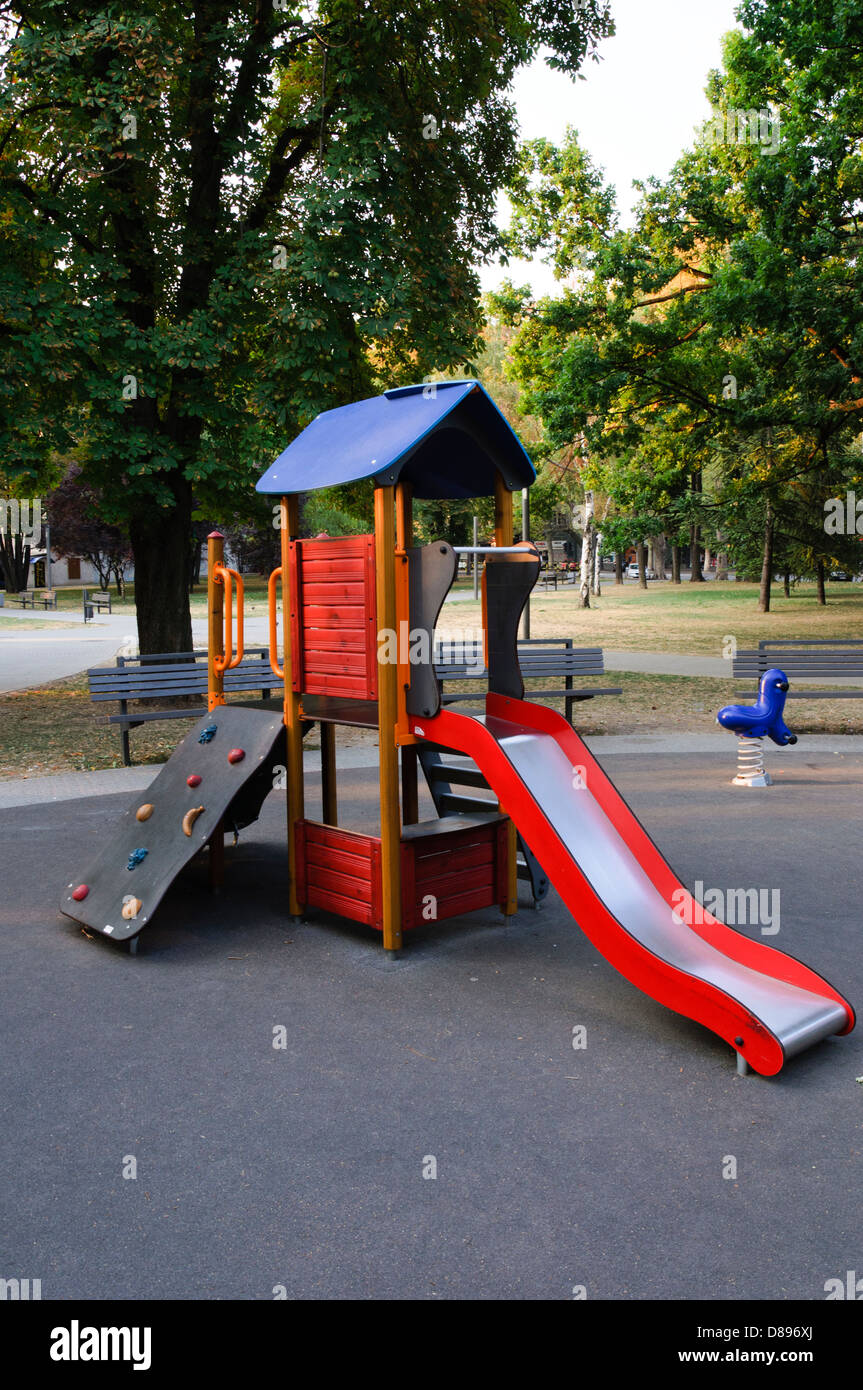 Playground in the Tasmajdan park Stock Photo - Alamy