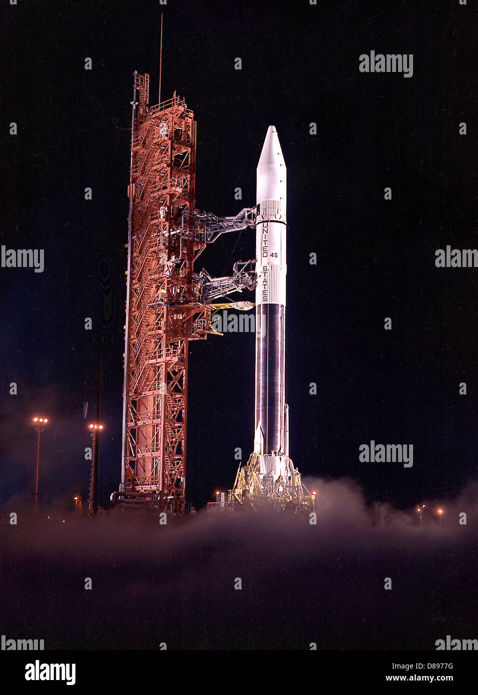 Atlas Centaur with HEAO-1 Stock Photo - Alamy