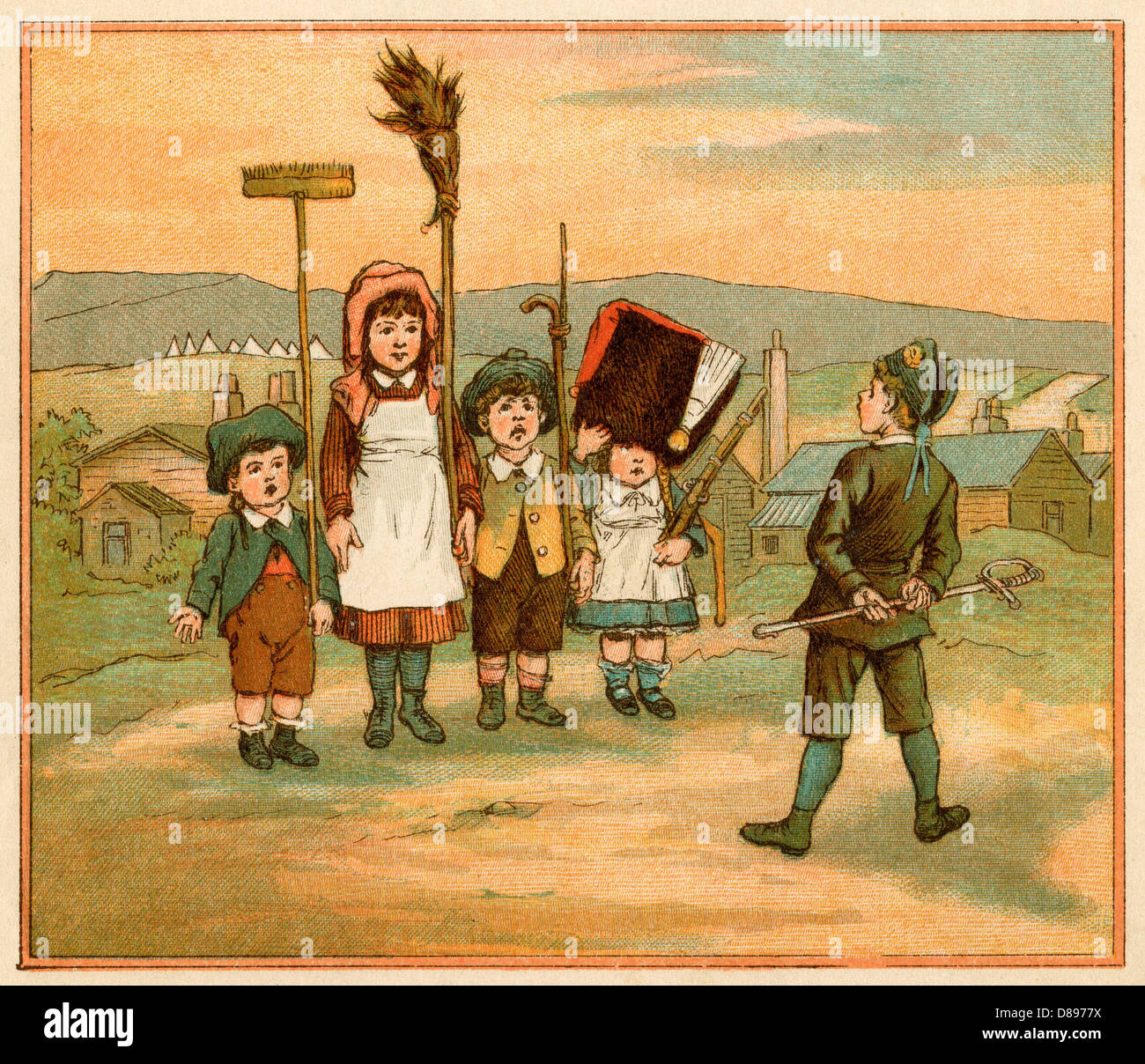 Children playing soldiers hi-res stock photography and images - Alamy