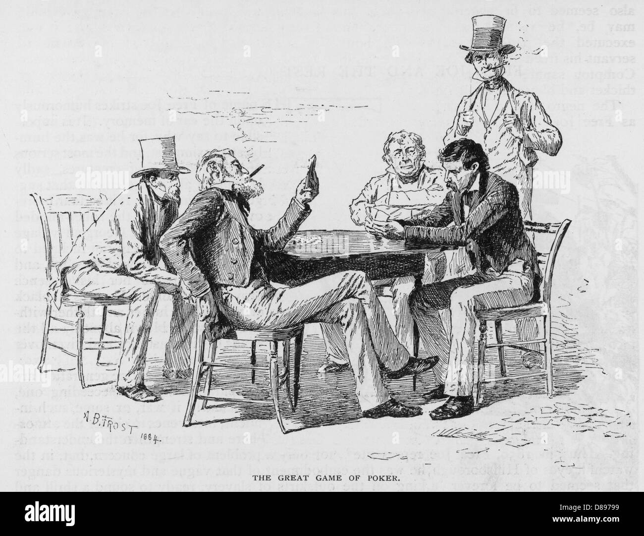 Poker table game Black and White Stock Photos & Images - Alamy