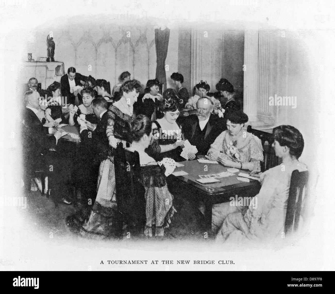 BRIDGE CLUB TOURNAMENT Stock Photo - Alamy