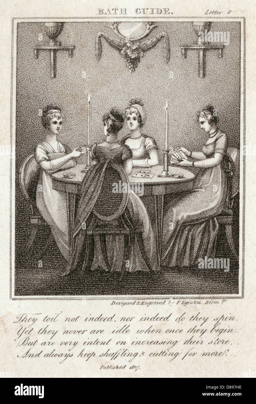 PLAYING CARDS AT BATH Stock Photo - Alamy