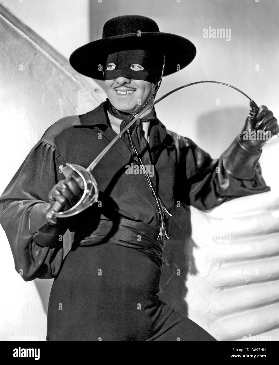 Zorro movie Black and White Stock Photos & Images - Alamy